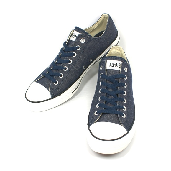 Converse | Shoes | Converse Chuck Taylor All Star Blue Denim White ...